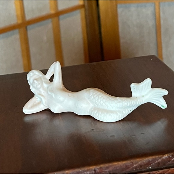 Art | Vintage Bisque Porcelain Mermaid Signed Made In Japan 35 | Poshmark